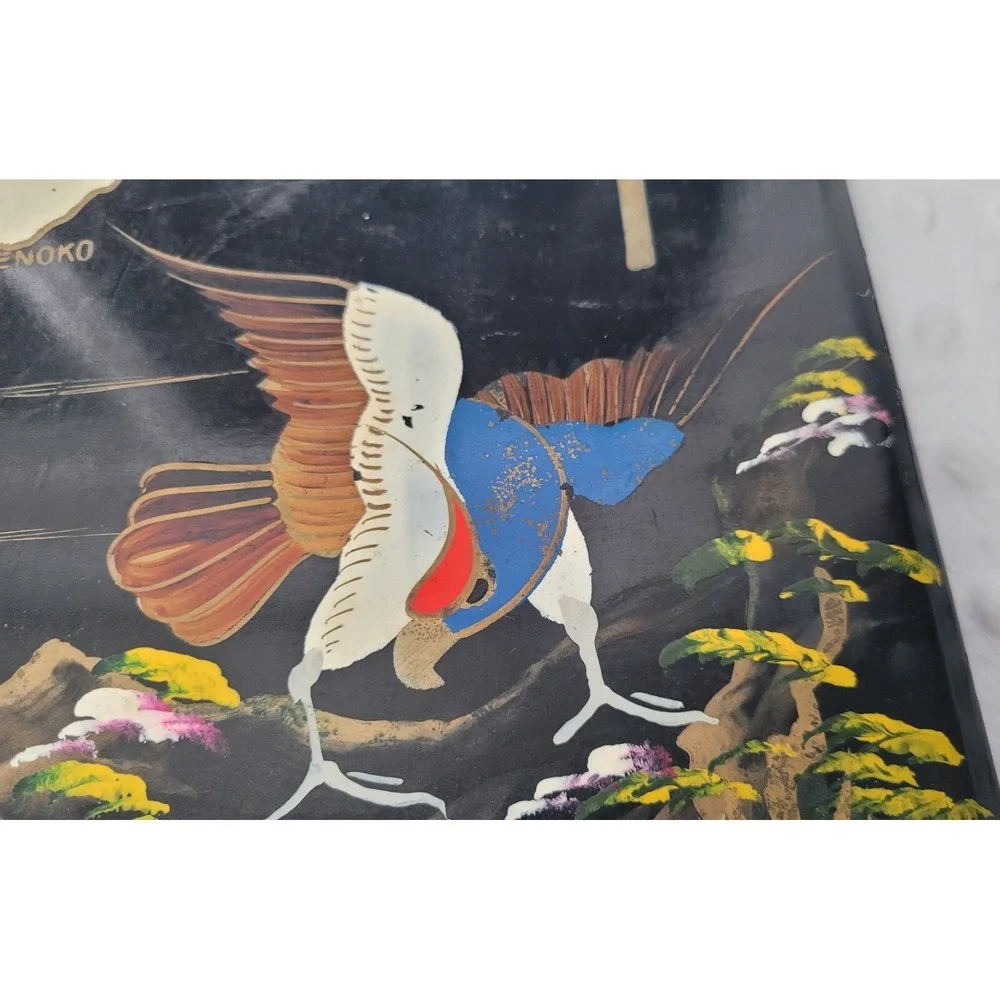 Other | Vintage Okinawa Japan Wood Covered Hand Painted Photo Album ...